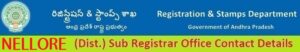 NELLORE (District) - Sub Registrar Offices Address & Contact Details ...