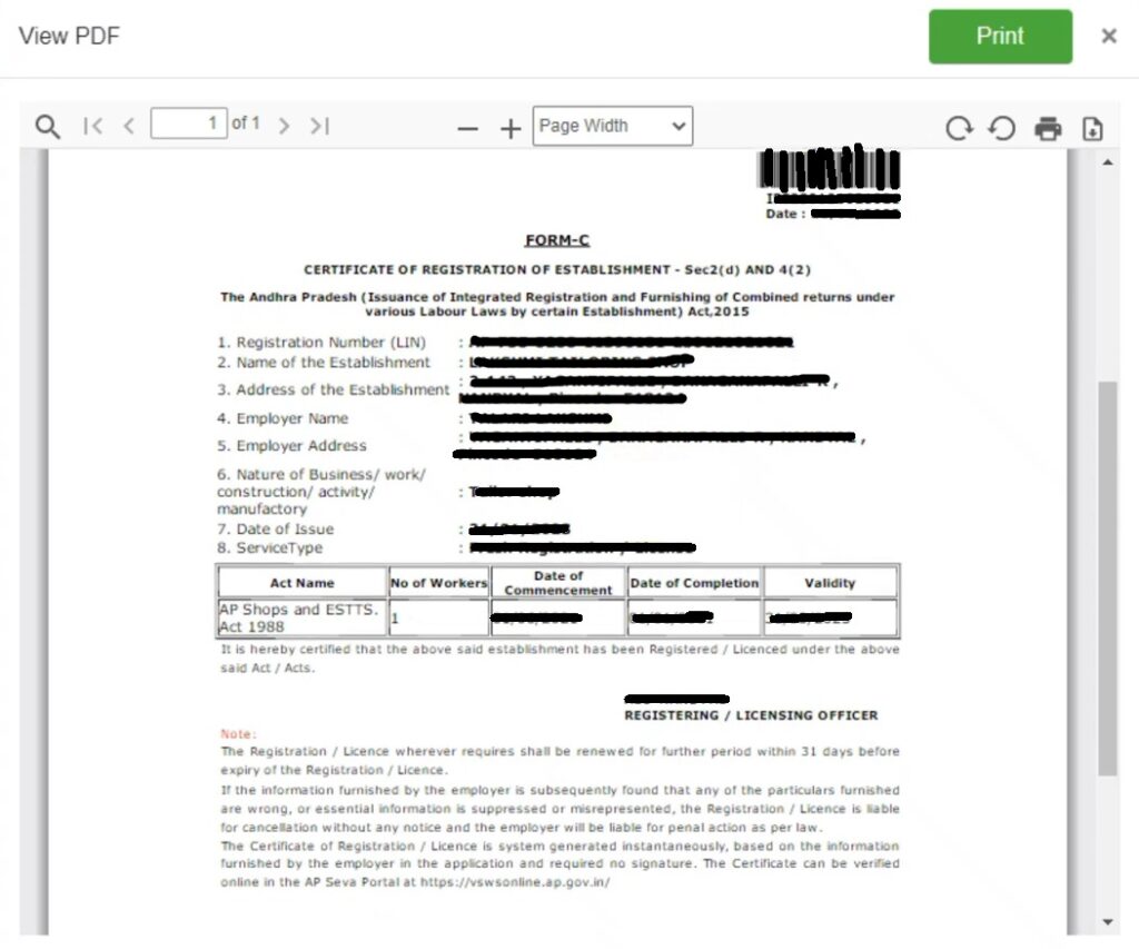 HOW TO APPLY LABOUR CERTIFICATE IN AP SEVA PORTAL | Application Process ...